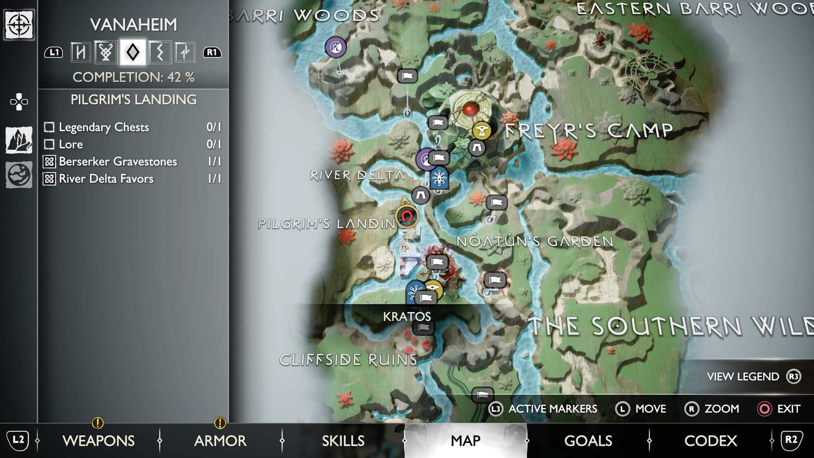 God of War Ragnarok Vanaheim collectibles guide