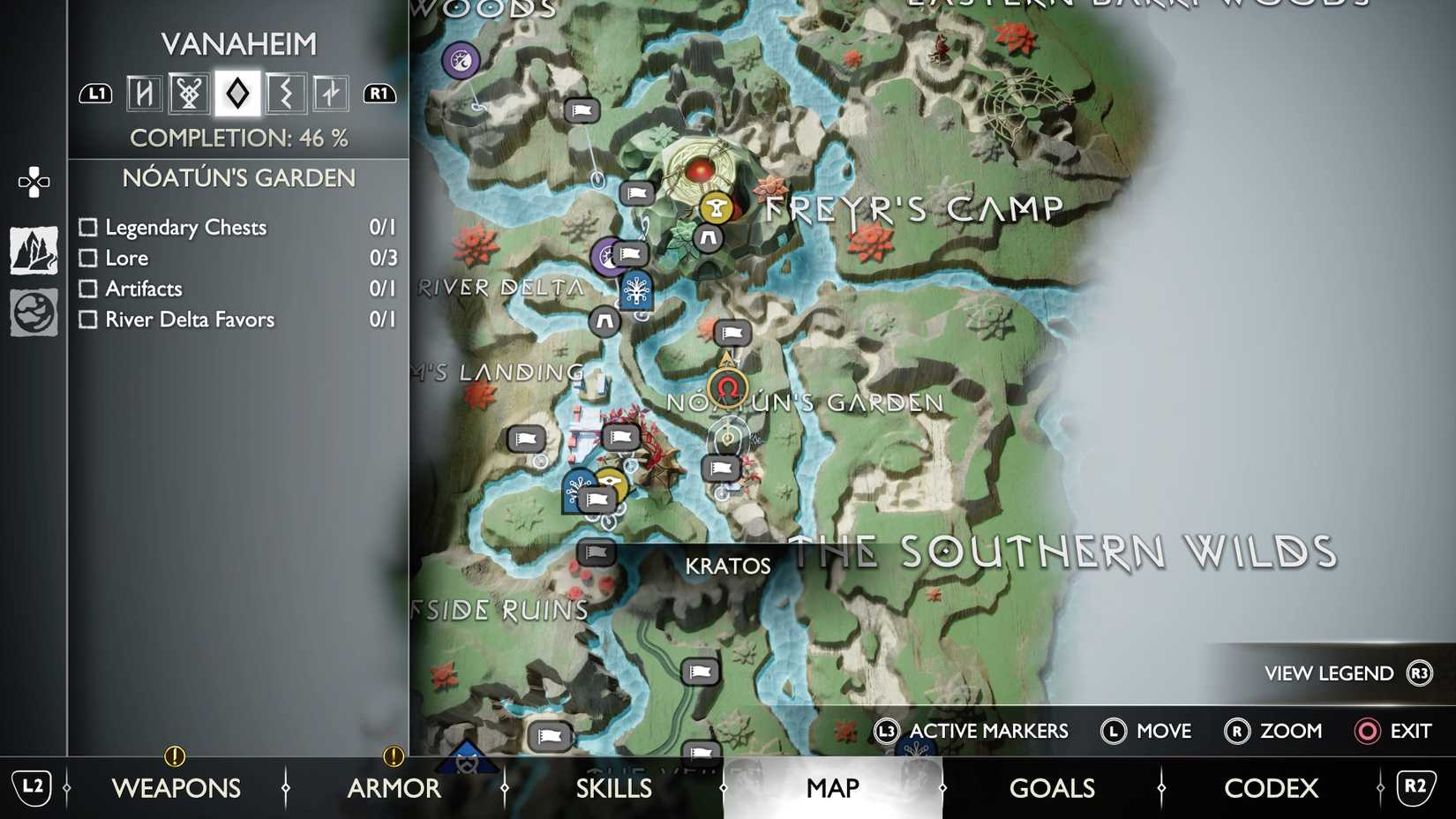 God of War Ragnarok Vanaheim collectibles guide