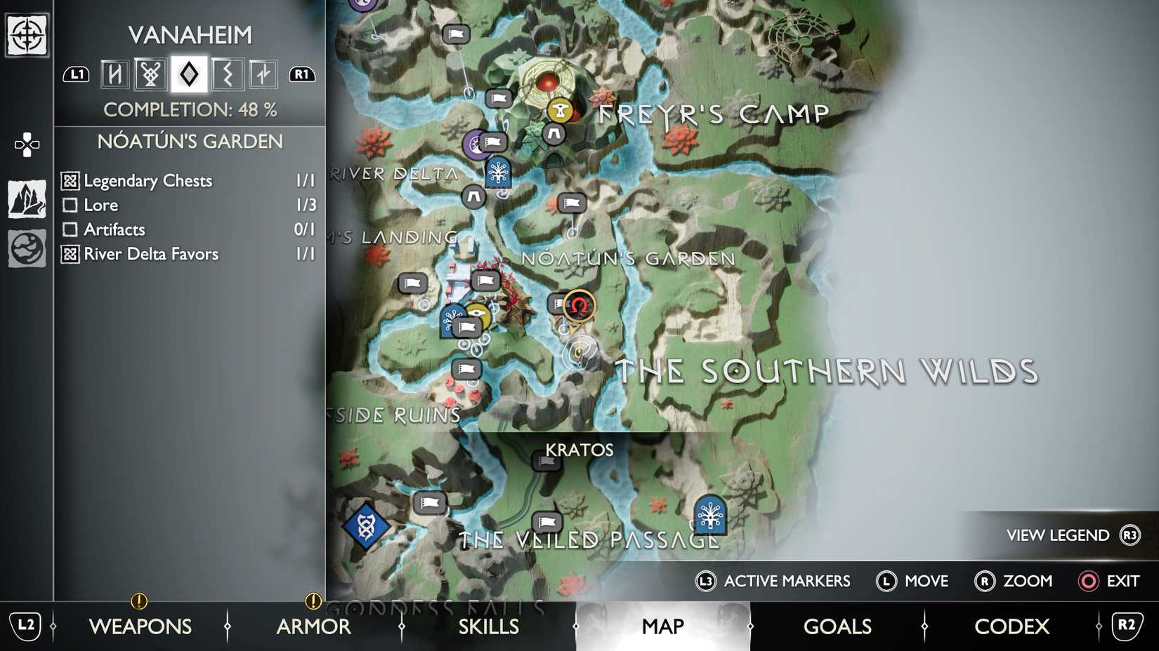 God of War Ragnarok Vanaheim collectibles guide