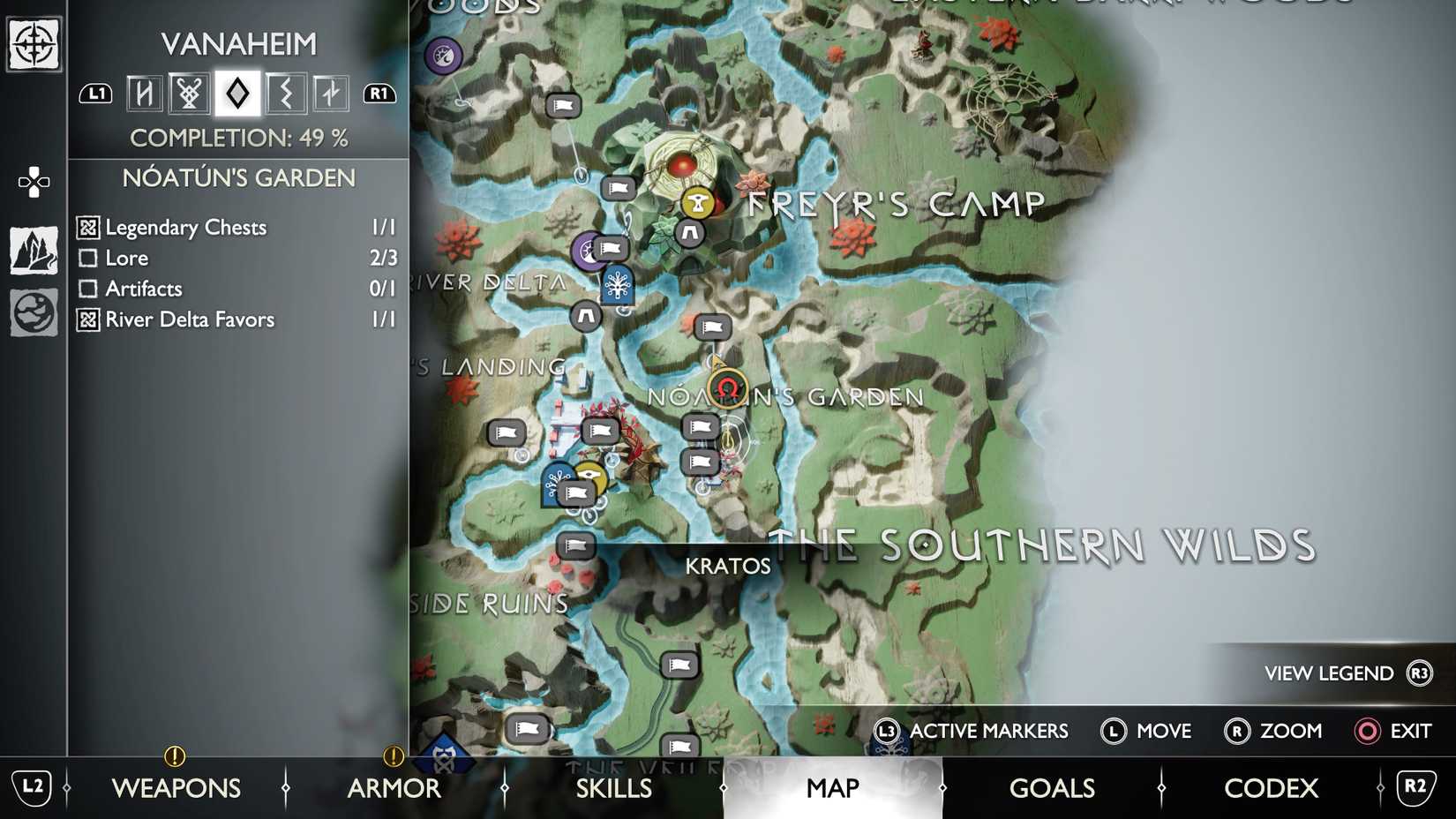 God of War Ragnarok Vanaheim collectibles guide