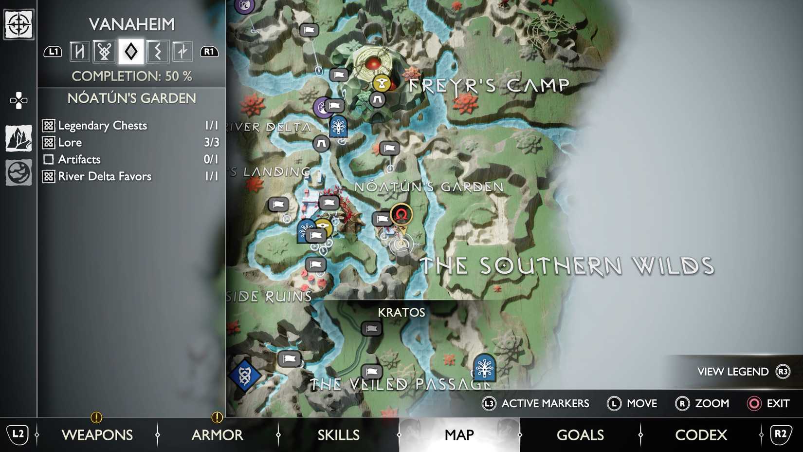 God of War Ragnarok Vanaheim collectibles guide