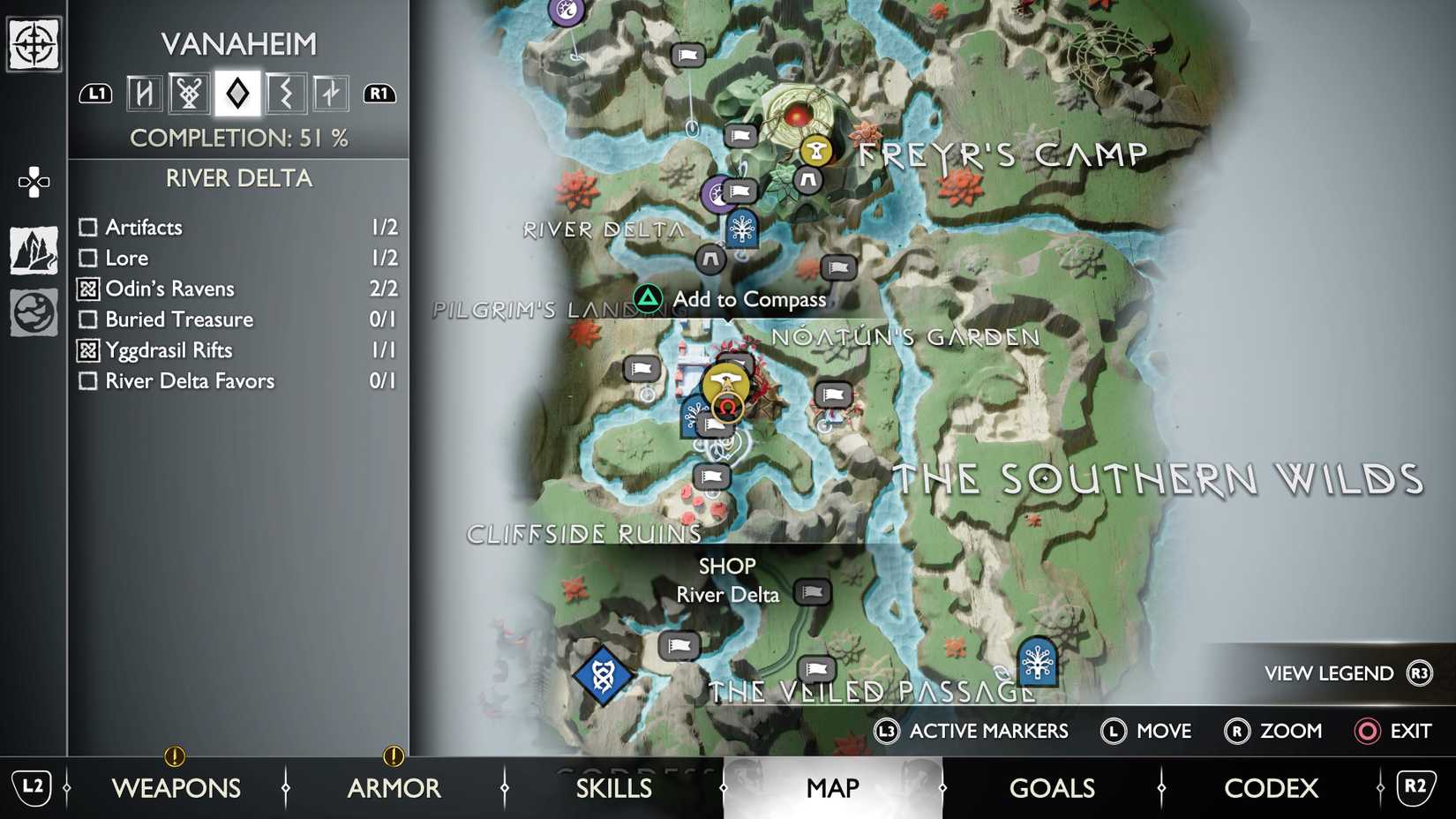 God of War Ragnarok Vanaheim collectibles guide