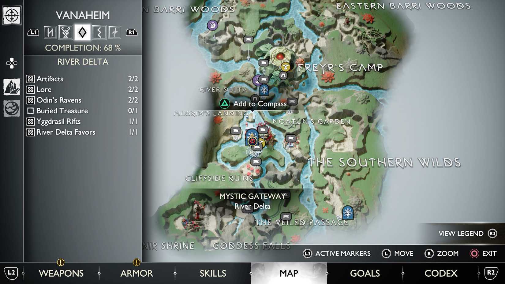 God of War Ragnarok Vanaheim collectibles guide