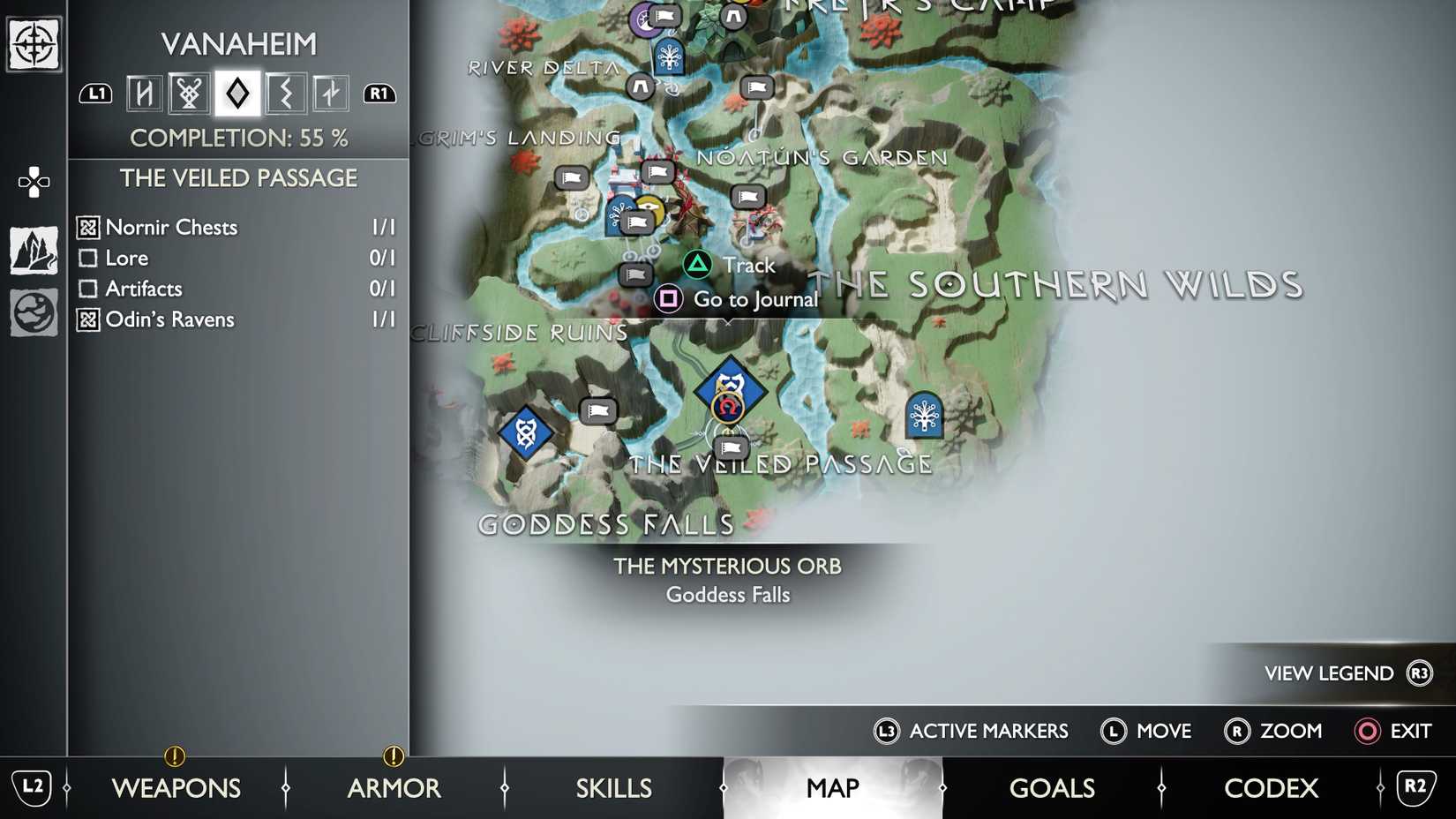 God of War Ragnarok Vanaheim collectibles guide