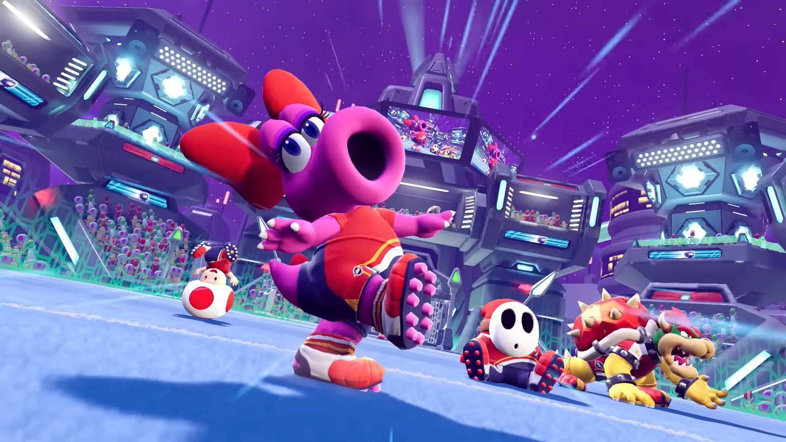 Mario Strikers: Battle League roster adds Birdo and Bowser Jr.
