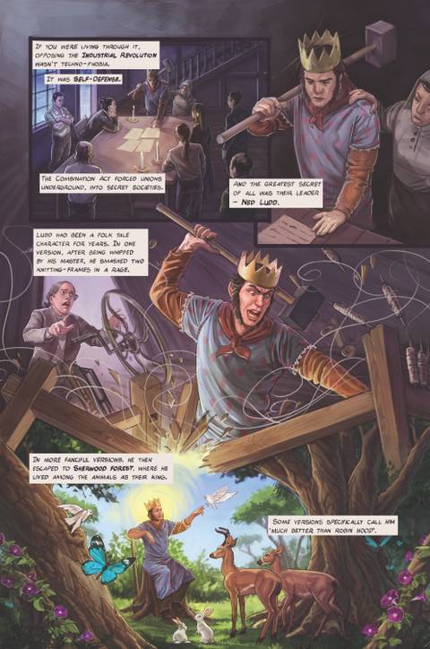 Read Hbomberguy’s short comic about the origins of the word Luddite