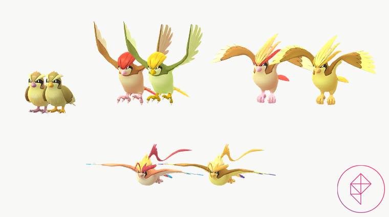 Can Pidgey be shiny in Pokémon Go?