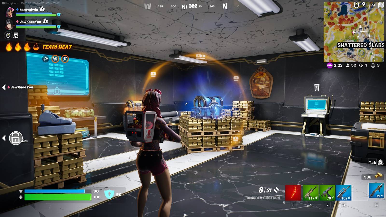 Fortnite Cold Blooded boss, Vault Keycards, and vault locations