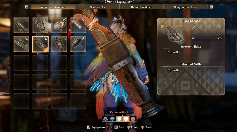 Wild Hearts best weapon choices, how to unlock new weapons