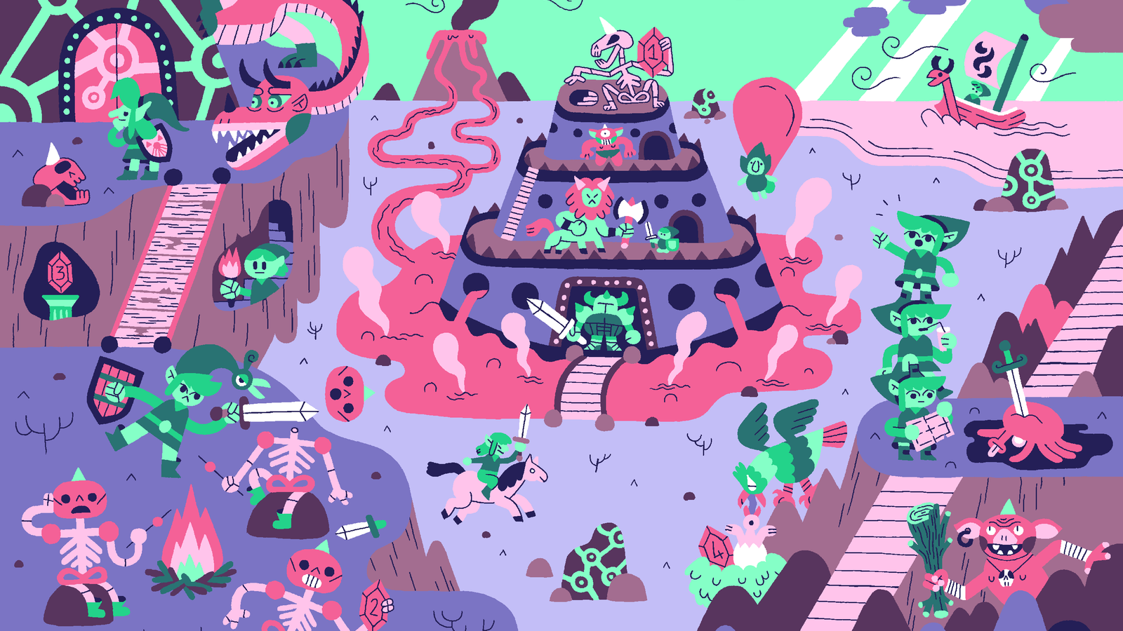 Legend of Zelda timeline with Breath of the Wild, Tears of the Kingdom