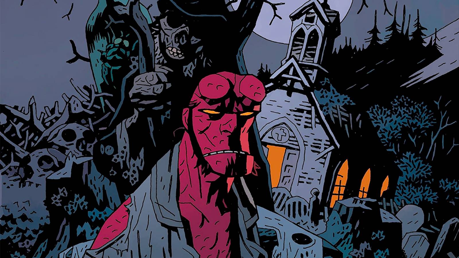 hellboy drawing style