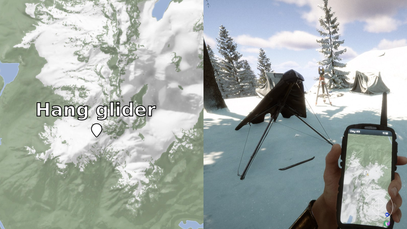 Sons of the Forest: Hang glider location