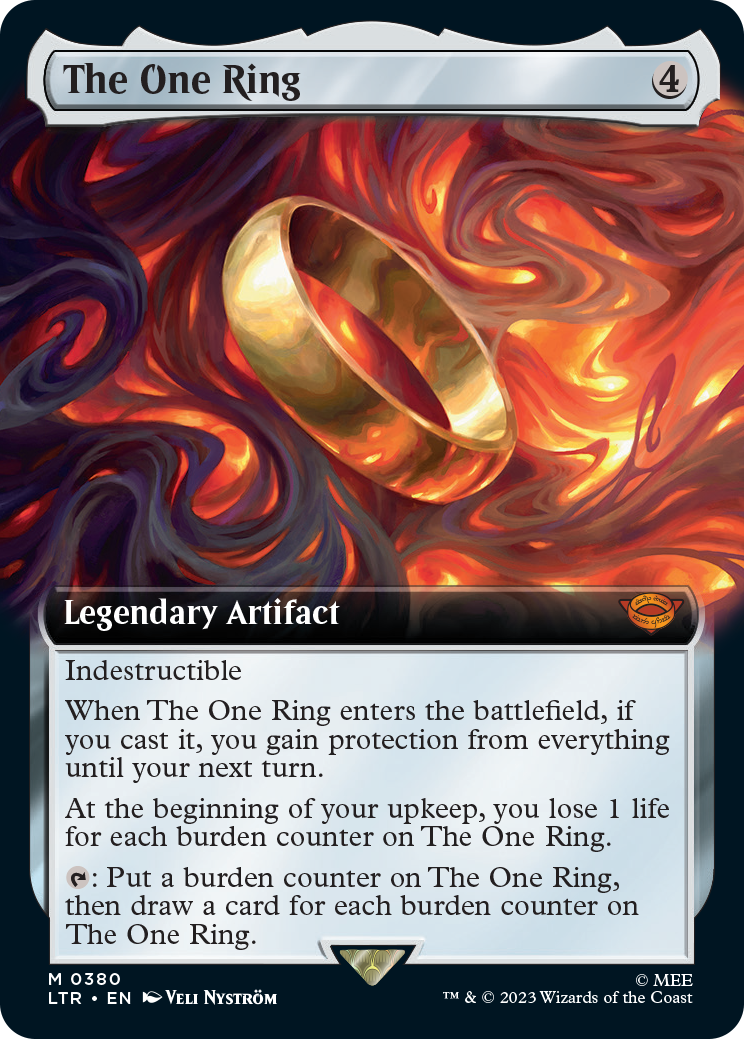 MTG’s Lord of the Rings cards include an ultra-rare one-of-one One Ring