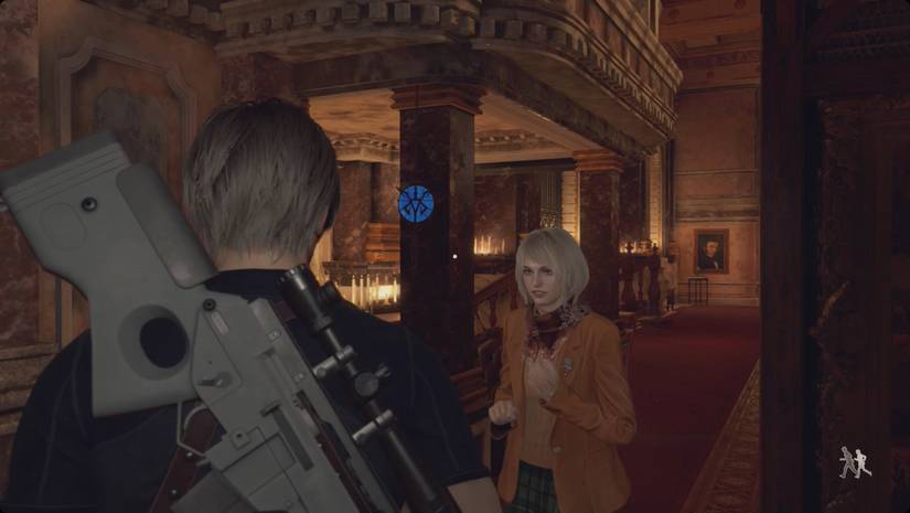 Chapter 9 guide (Grand Hall, Courtyard) in Resident Evil 4 remake