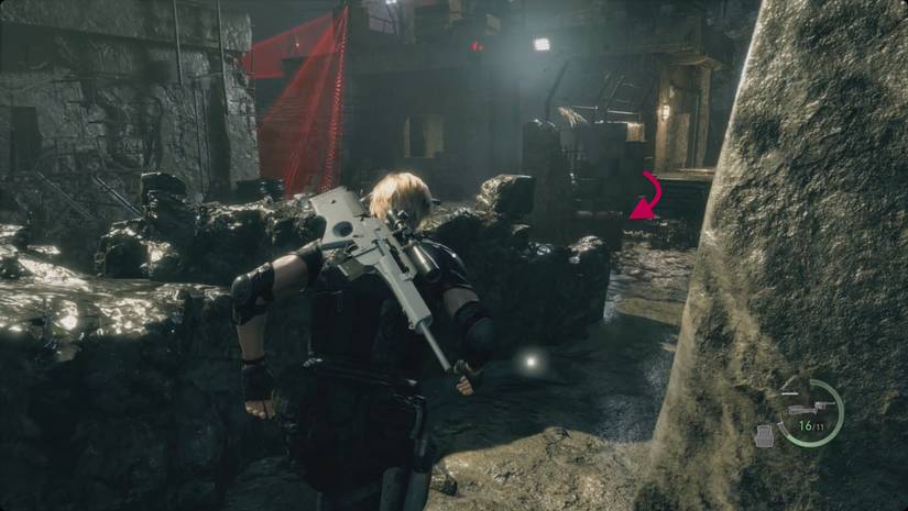 Chapter 13 guide (Island, Incubation Lab), in Resident Evil 4 remake