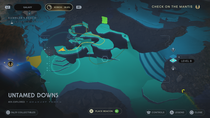 Star Wars Jedi: Survivor Koboh collectibles