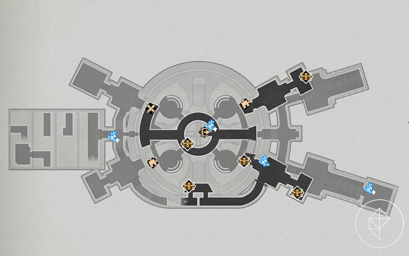 Honkai: Star Rail Herta Space Station treasure chest locations and map