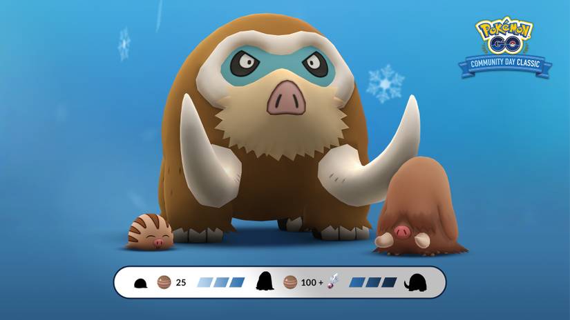 mamoswine evolution level