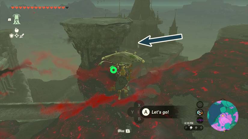 All Zelda locations in Crisis at Hyrule Castle in Tears of the Kingdom