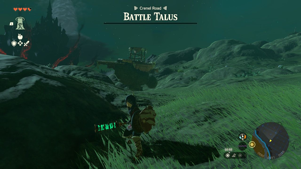 Battle Talus boss strategy in Zelda: Tears of the Kingdom