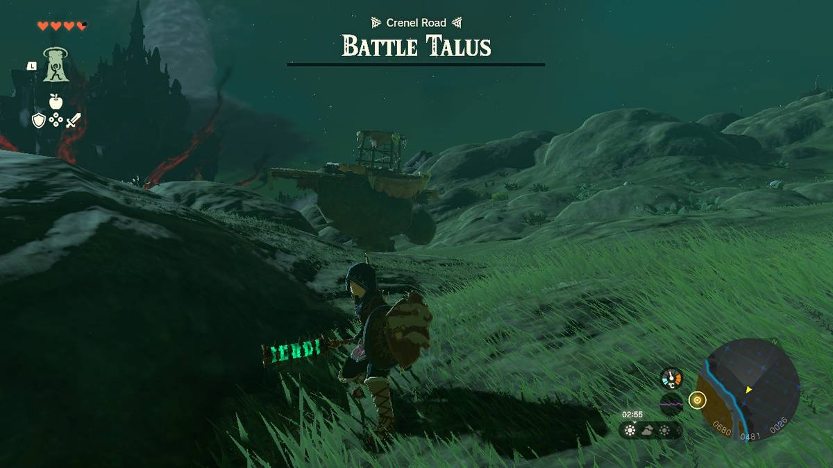 Battle Talus boss strategy in Zelda: Tears of the Kingdom