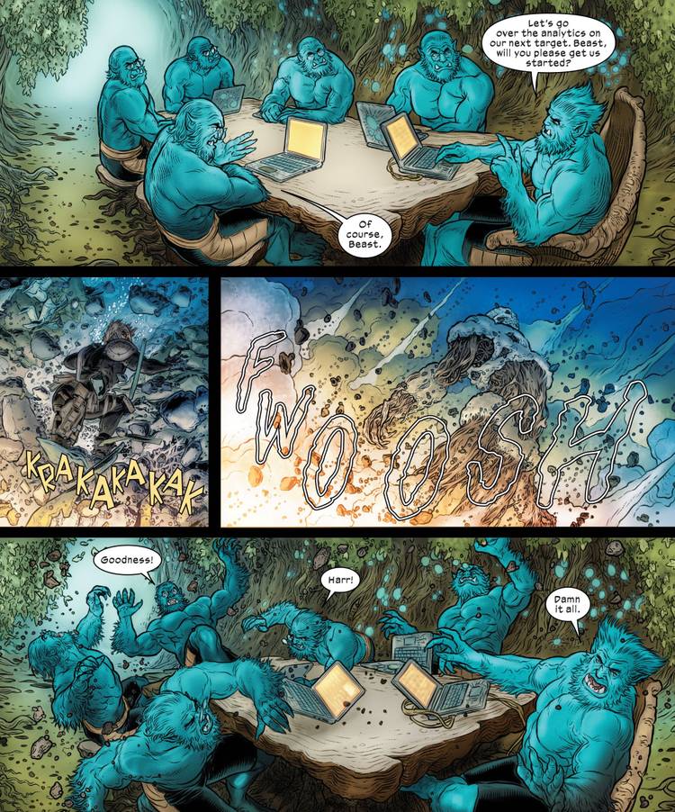 Marvel’s Wolverine vs. the Beast face-off is funnier than it sounds