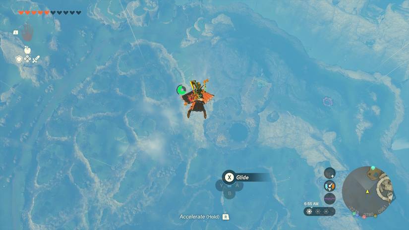 Glide Armor set locations in Zelda: Tears of the Kingdom