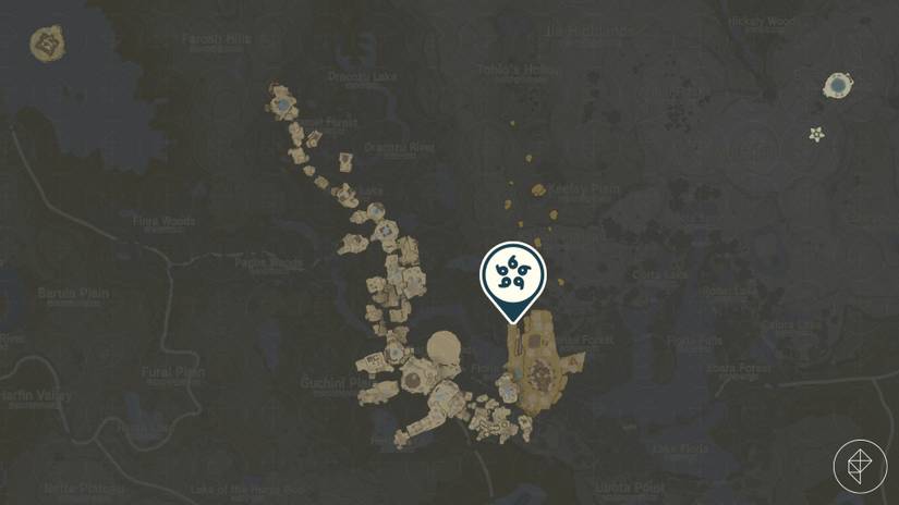 star shaped island tears of the kingdom