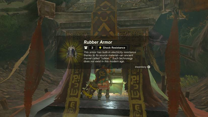 Rubber Armor set location in Zelda: TOTK
