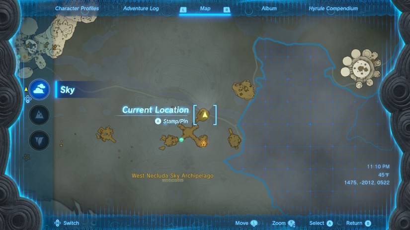 Zonaite Armor location in Zelda: Tears of the Kingdom