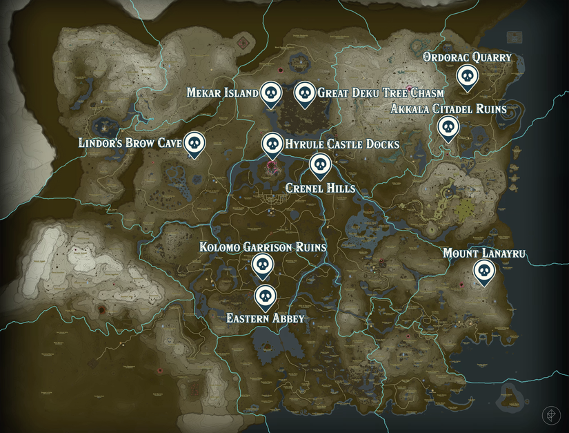 Gloom Hands locations, how to beat Gloom Hands in Zelda: ToTK