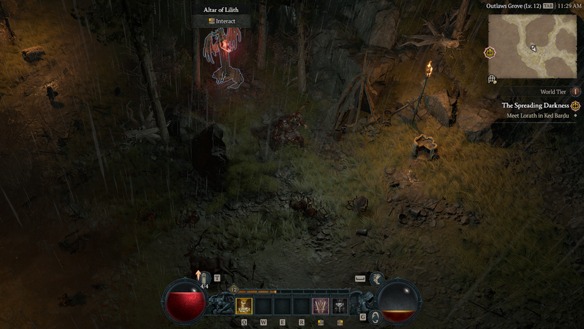 All Scosglen Altar of Lilith locations and map in Diablo 4