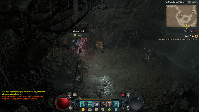 All Scosglen Altar of Lilith locations and map in Diablo 4