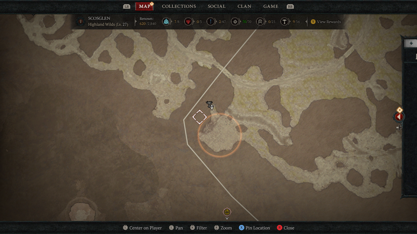 All Scosglen Altar of Lilith locations and map in Diablo 4