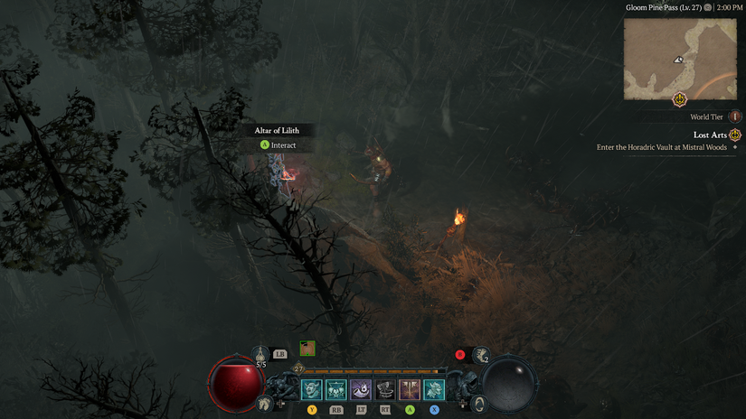 All Scosglen Altar of Lilith locations and map in Diablo 4