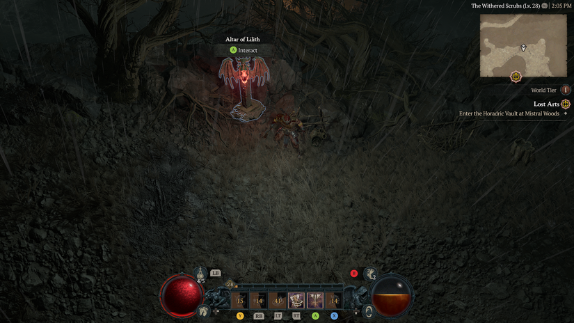 All Scosglen Altar of Lilith locations and map in Diablo 4