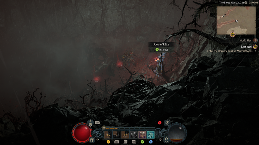 All Scosglen Altar of Lilith locations and map in Diablo 4