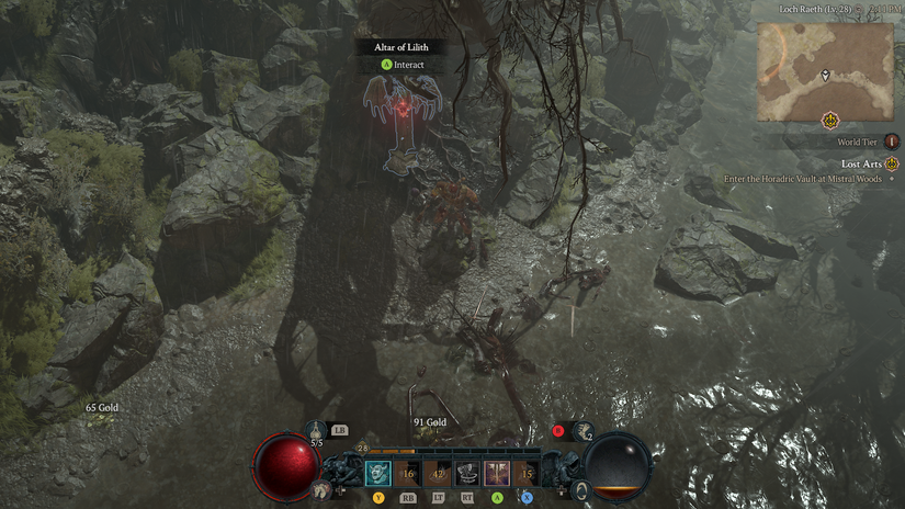 All Scosglen Altar of Lilith locations and map in Diablo 4