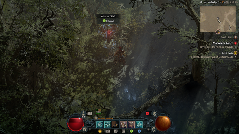All Scosglen Altar of Lilith locations and map in Diablo 4