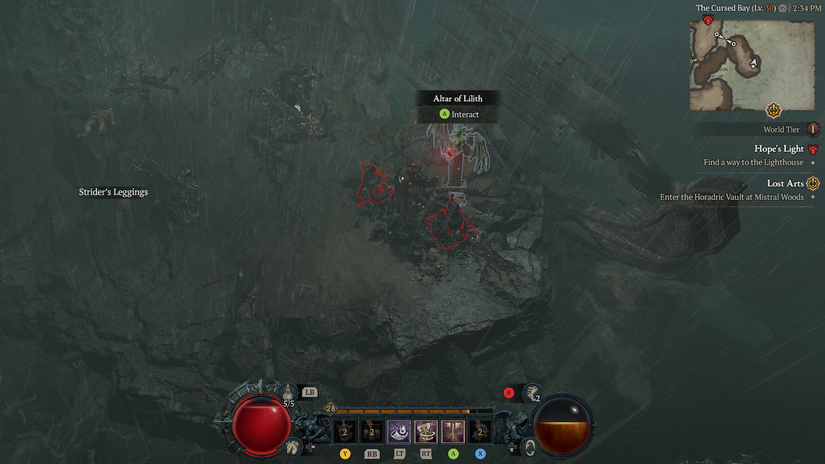 All Scosglen Altar of Lilith locations and map in Diablo 4