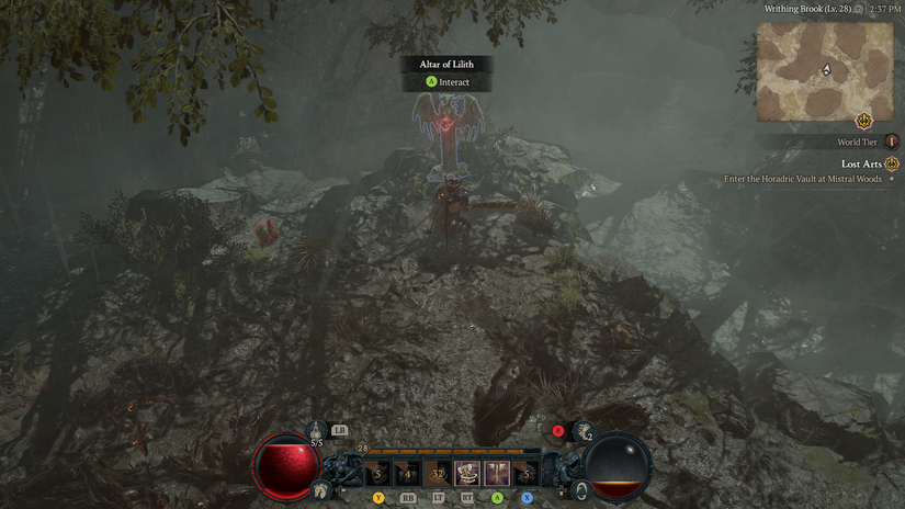 All Scosglen Altar of Lilith locations and map in Diablo 4