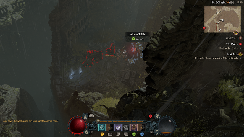 All Scosglen Altar of Lilith locations and map in Diablo 4