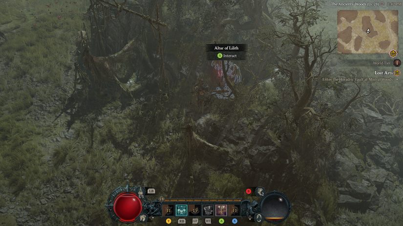 All Scosglen Altar of Lilith locations and map in Diablo 4
