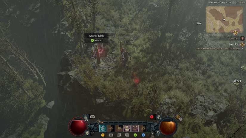 All Scosglen Altar of Lilith locations and map in Diablo 4