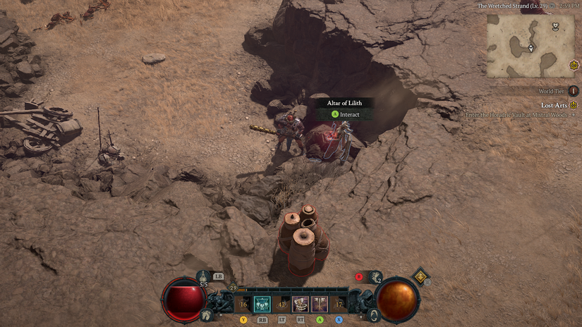 All Dry Steppes Altar of Lilith locations and map in Diablo 4