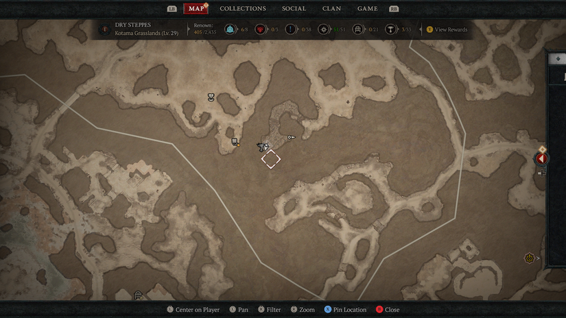 All Dry Steppes Altar of Lilith locations and map in Diablo 4