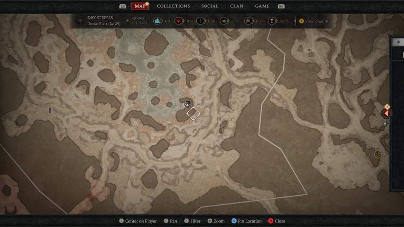 All Dry Steppes Altar of Lilith locations and map in Diablo 4