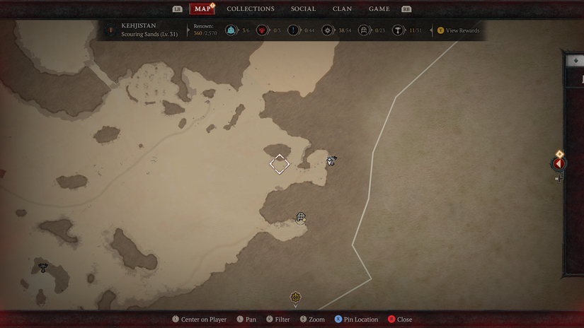 All Kehjistan Altar of Lilith locations and map in Diablo 4