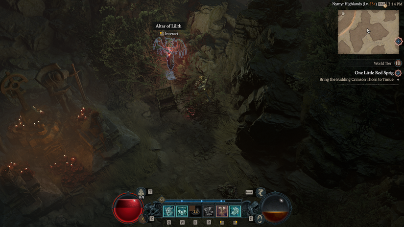 All Hawezar Altar of Lilith locations and map in Diablo 4