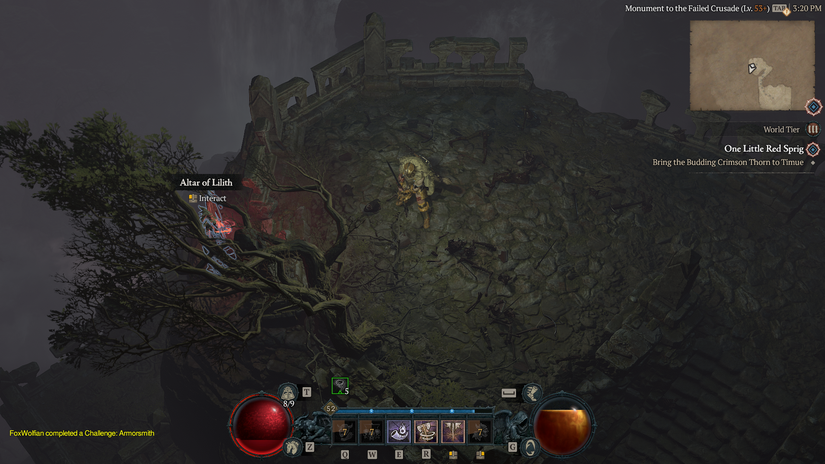 All Hawezar Altar of Lilith locations and map in Diablo 4